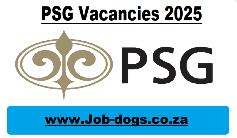 PSG Vacancies 2025 for March X20 Posts at www.psg.co.za - JOBDOGS CO ZA ...