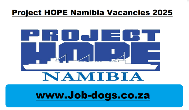 Project HOPE Namibia Vacancies 2025 for April 01 Posts at www ...