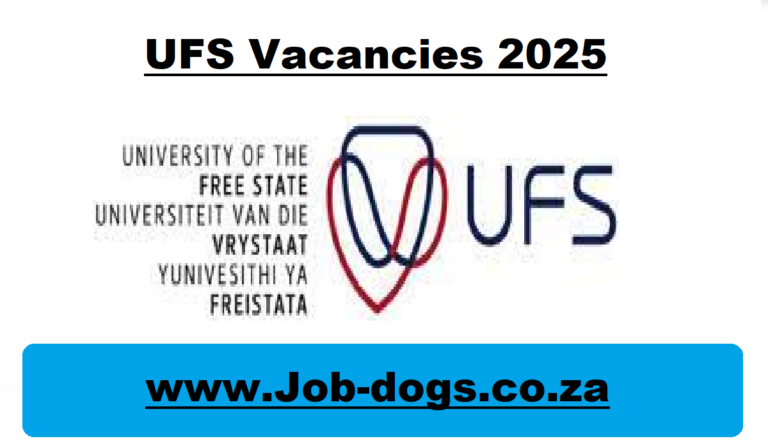 UFS Vacancies 2025 for January X9 Posts at www.ufs.ac.za - JOBDOGS CO ...